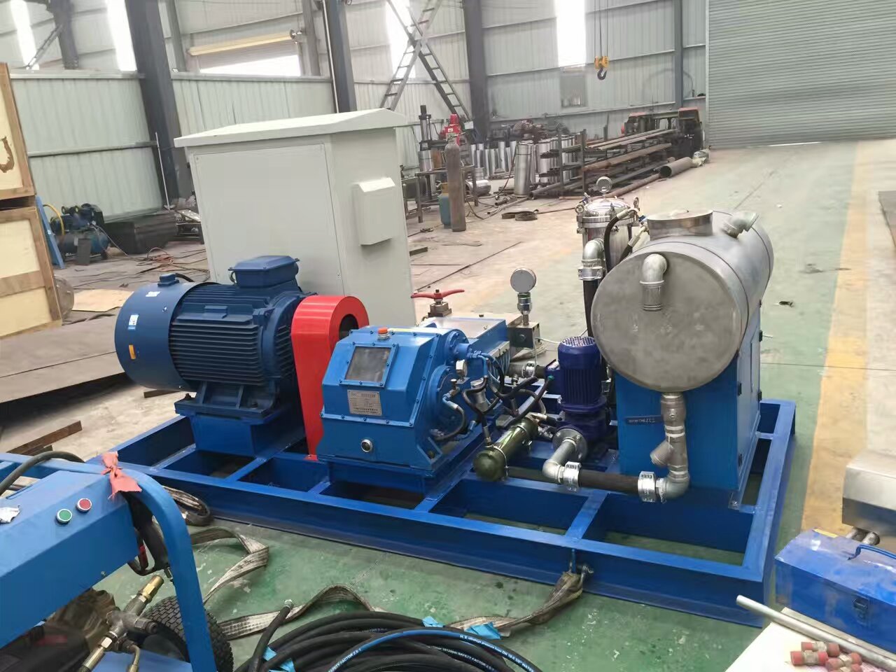 1000Bar high pressure water jetting unit