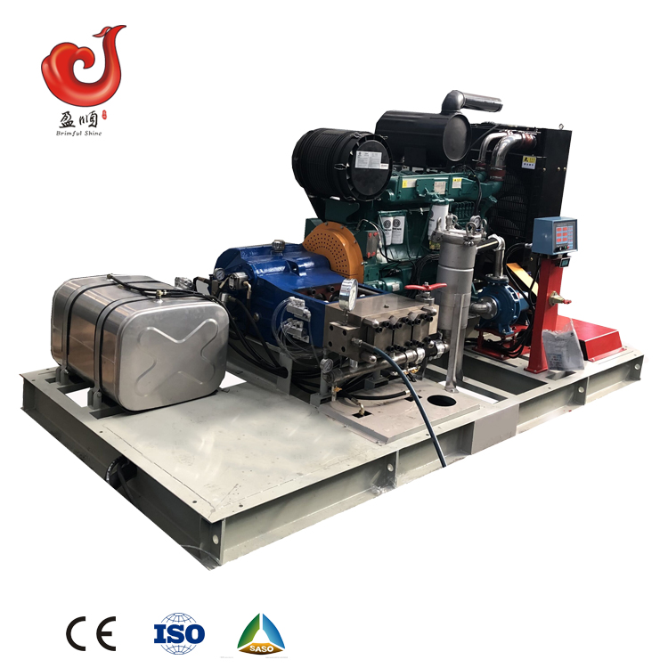 1000-1500bar van mounted water jetting unit