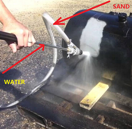 300bar to 700bar Rust Paint Removal Water Sand Blaster