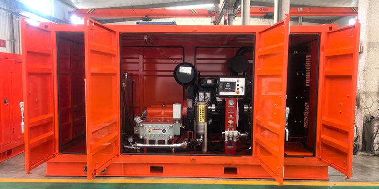 20,000 Psi Hydro water jetting machine for overseas distributor ...